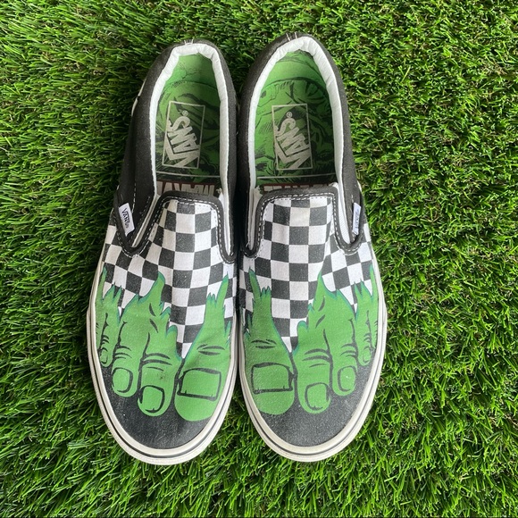 Vans | Shoes | Vans X Marvel Slip On Hulk | Poshmark